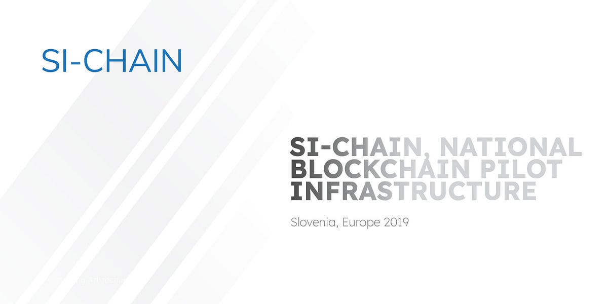 The Scope of SI-Chain & the First Application Deployment (July 2020 ...
