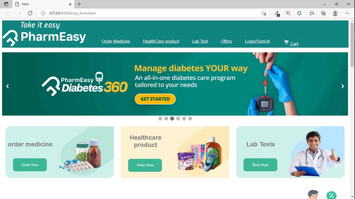 We tried building a Pharmeasy clone | by nikesh kumar singh | Medium