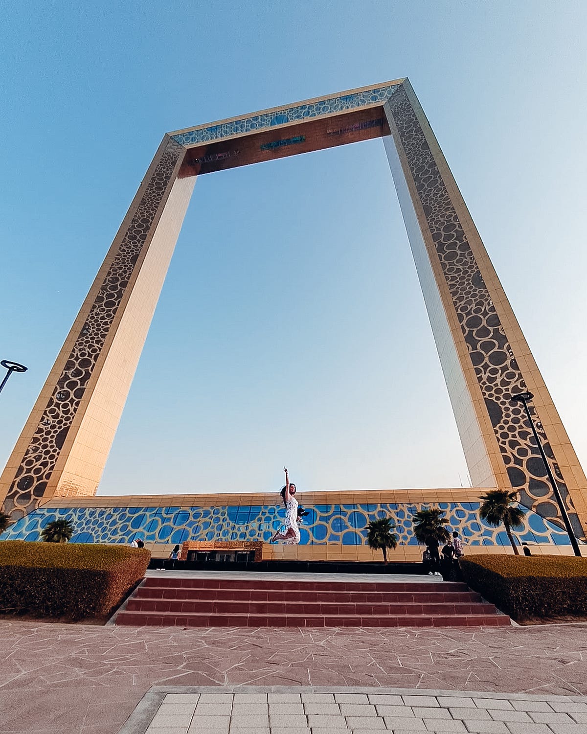 Must See: The golden Dubai Frame. The Dubai Frame — the largest golden ...