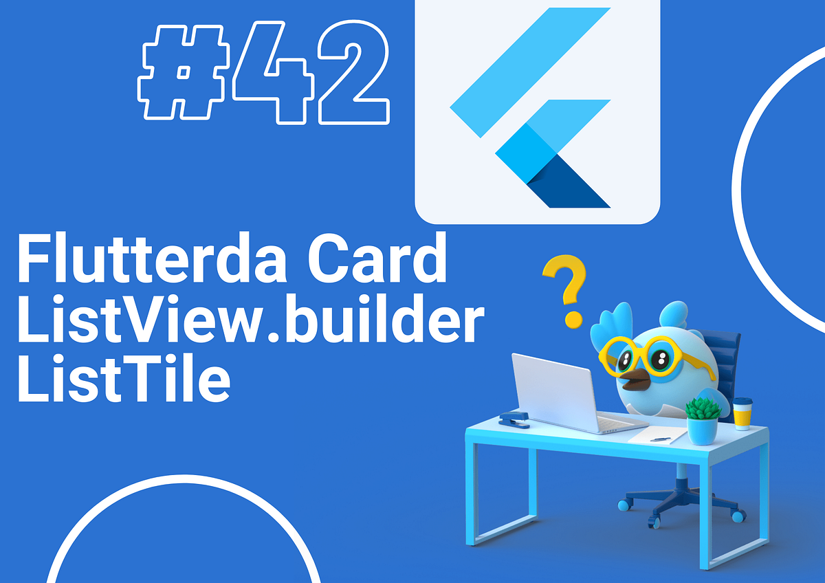 Flutterda Card, ListView.builder va ListTile widgetlari | by Umar khabiliy | Medium