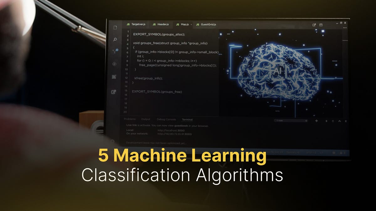 5 Machine Learning Classification Algorithms By Huzaifa Asif Faundev — Developer Community 🐾