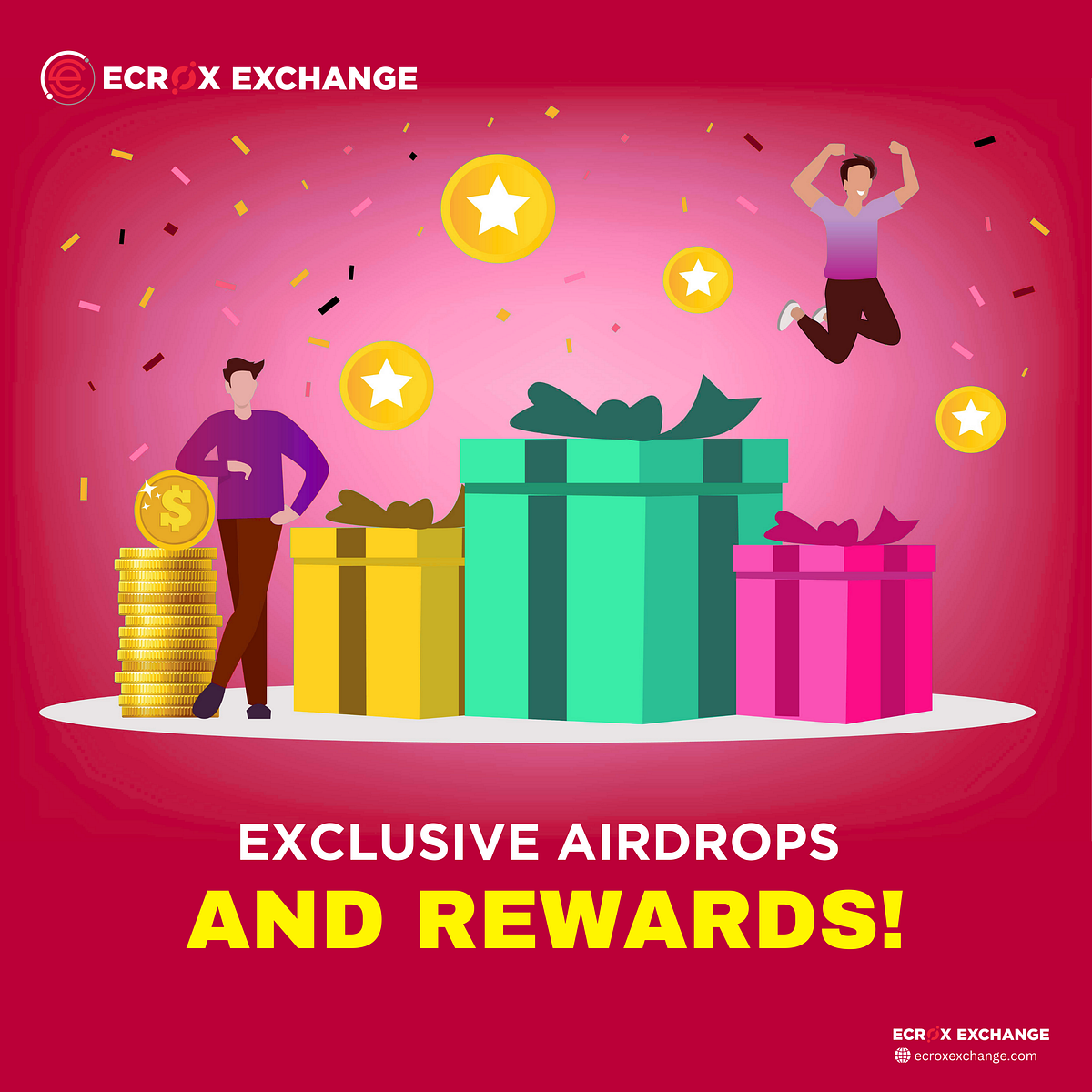 Exclusive Airdrops and Rewards - Ecrox exchange - Medium