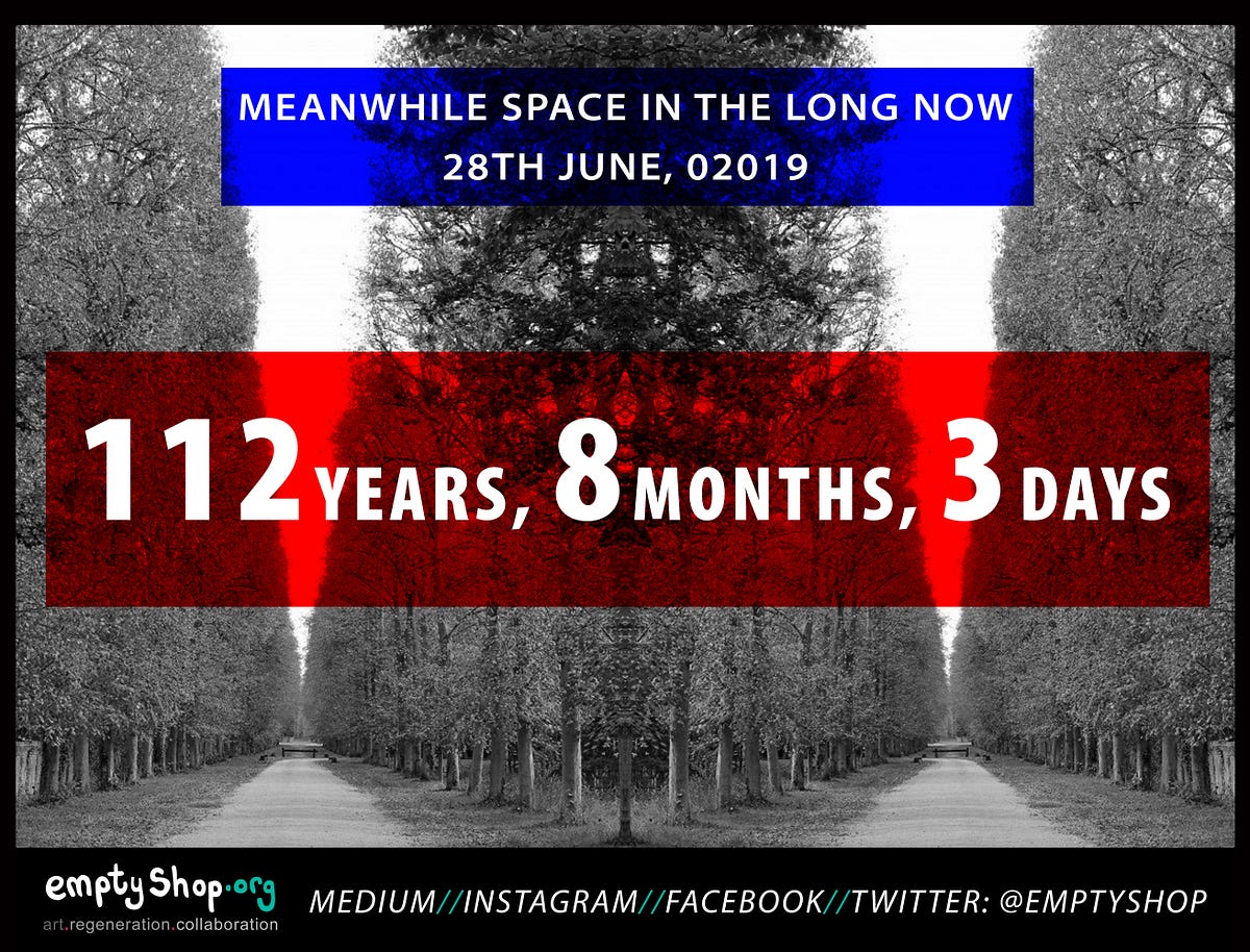 Meanwhile Space in the Long Now. Presented at Baltic39 on Friday 28 ...