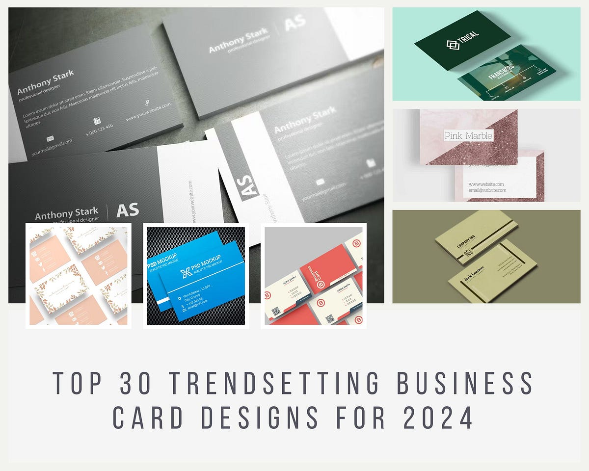 Top 30 Trendsetting Business Card Designs for 2024 | TheDesignFlair