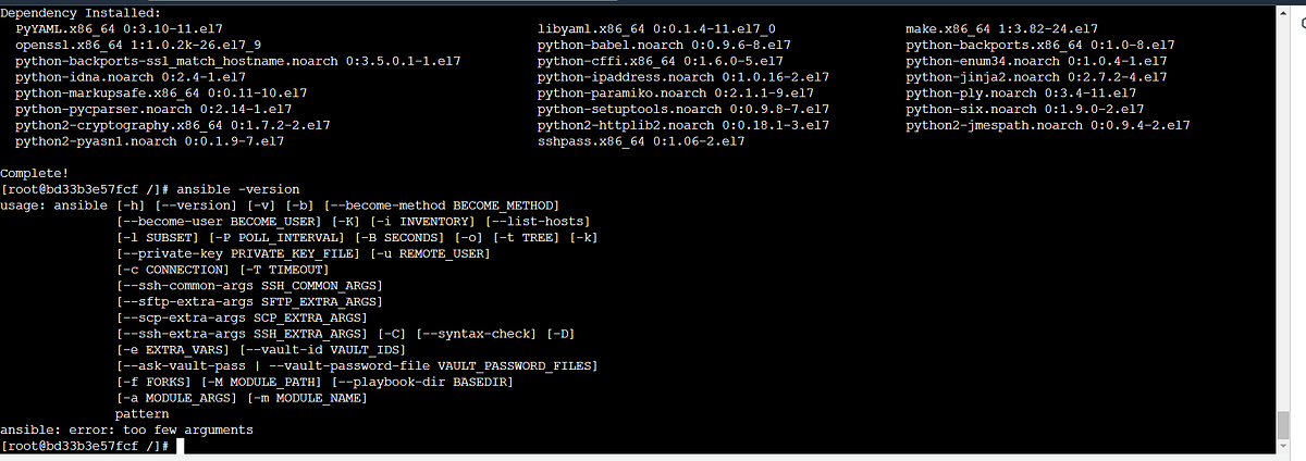 Running Ansible Inside a Docker Container: A Step-by-Step Guide | by ...