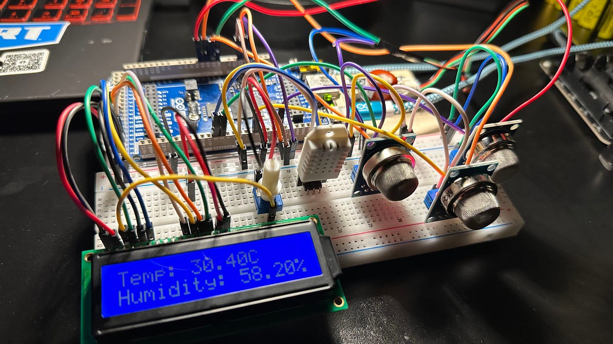 Portable Air Quality Monitoring Device Using Arduino | by Travis Hughes ...