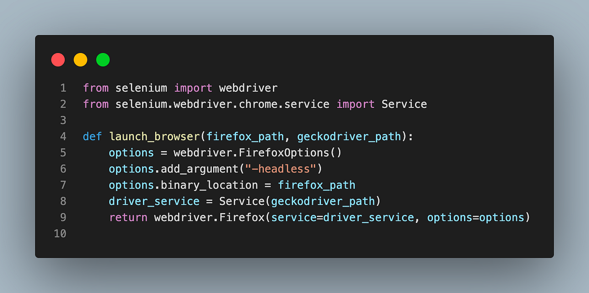Selenium Web driver setup in Python - Parameswaran N - Medium