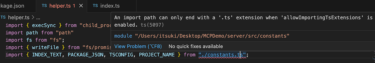 Node.Js/Typescript: An Import Path Cannot End with ‘.ts’ | by Itsuki | Level Up Coding