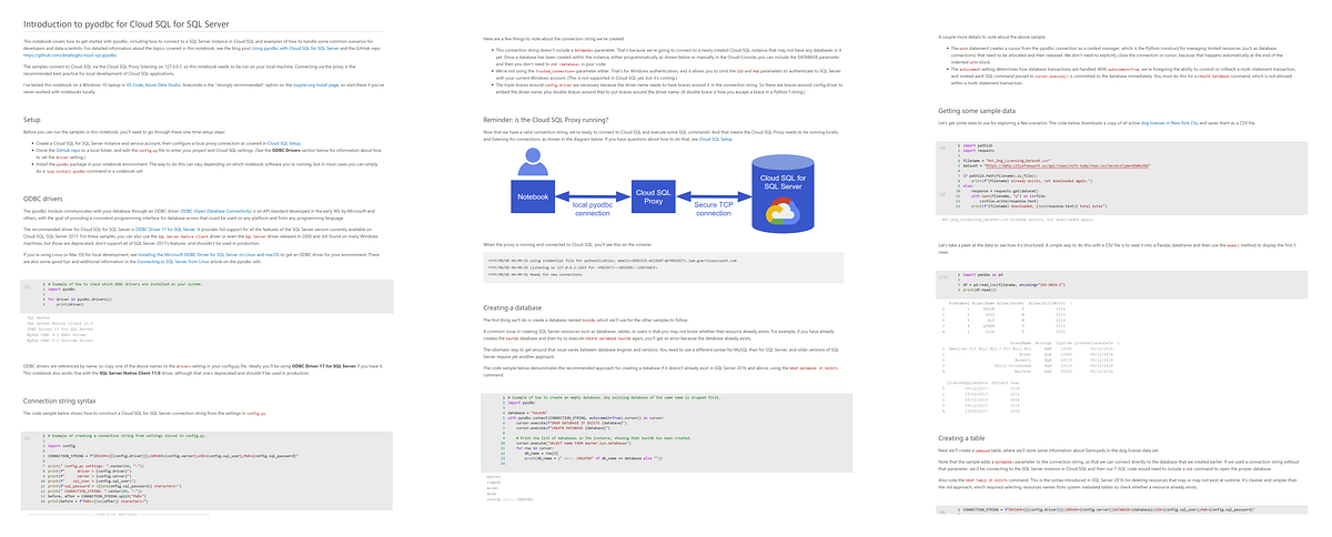 Getting Started With Pyodbc And Cloud Sql For Sql Server By Doug Mahugh Medium