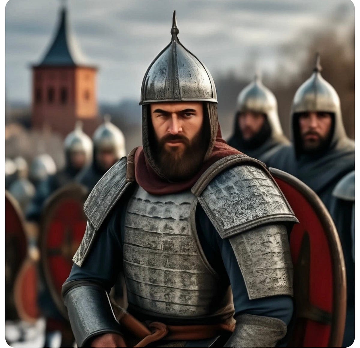 We are Back in the 12th Century. Russian warriors of the 12th century ...