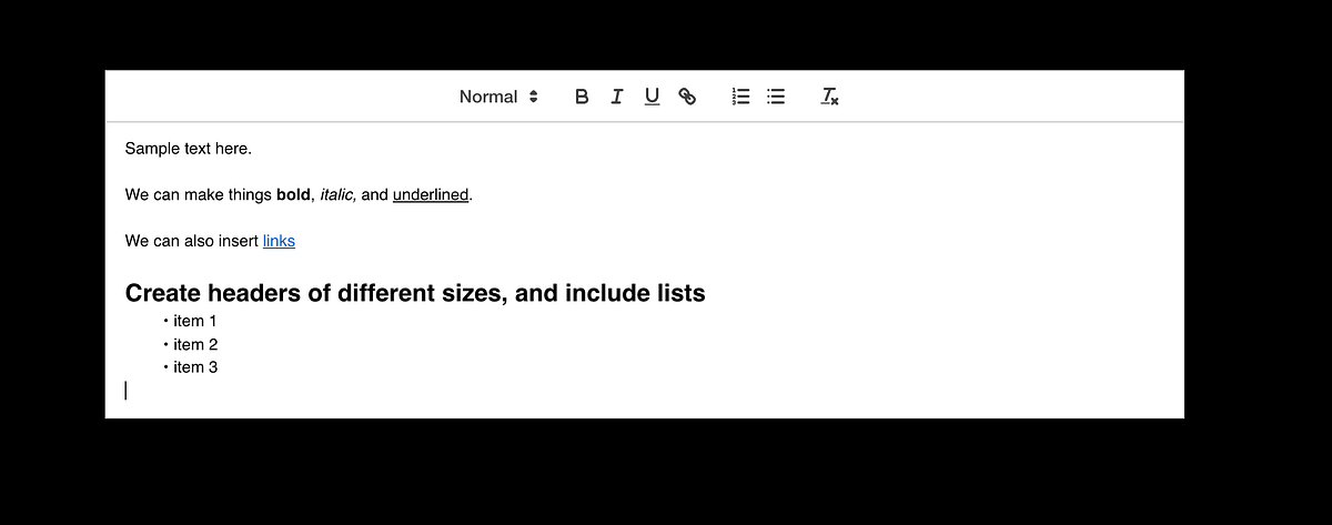 Getting Started with Rich Text Editors in React | by Noah Blumenstein ...
