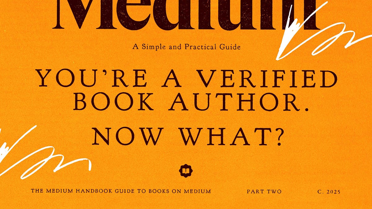 You’re a verified book author on Medium. Now what? | by Zulie @ Medium ...
