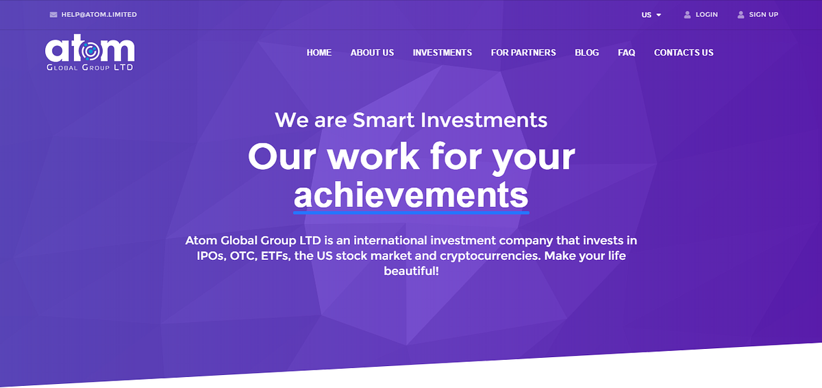 Atom Global Group LTD — Simple & Smart Investments | by Atom Global ...