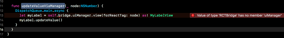 React Native — Calling Class Methods on Native Swift Views | by John ...
