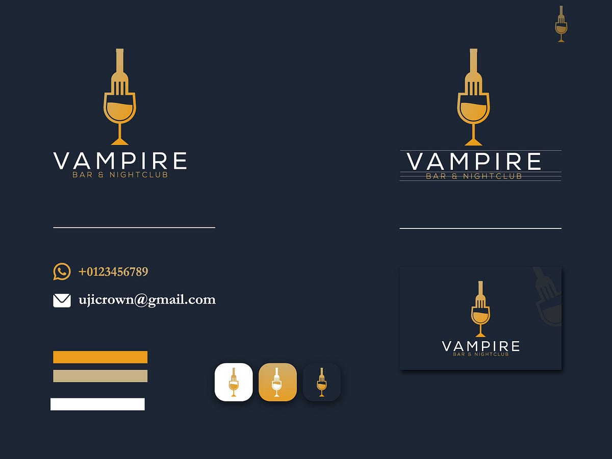 Night club and bar Logo Design - Designer Nishad - Medium