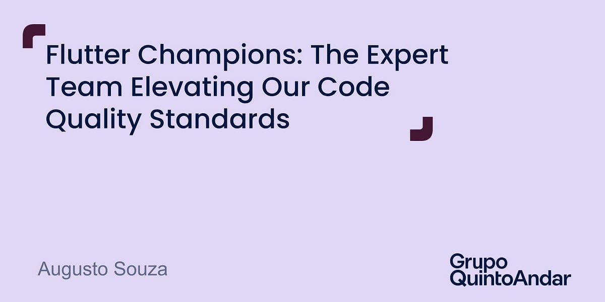 Flutter Champions: a group of specialists that elevates our code ...