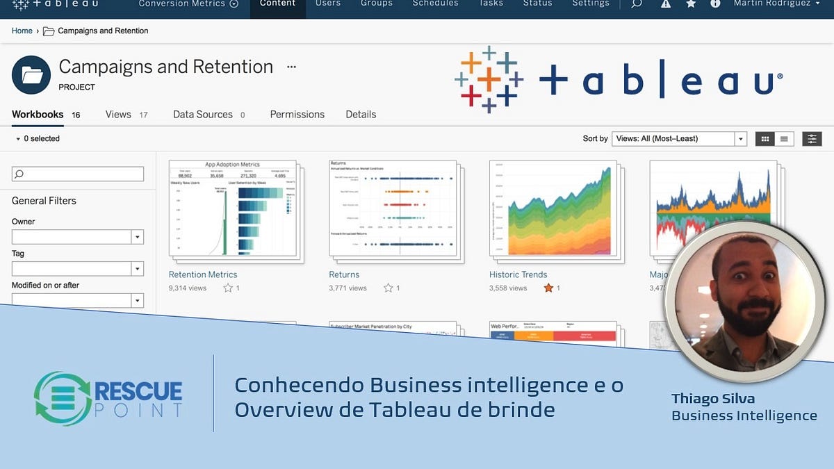 Business Intelligence + Overview Tableau | by Thiago Silva | Rescue ...