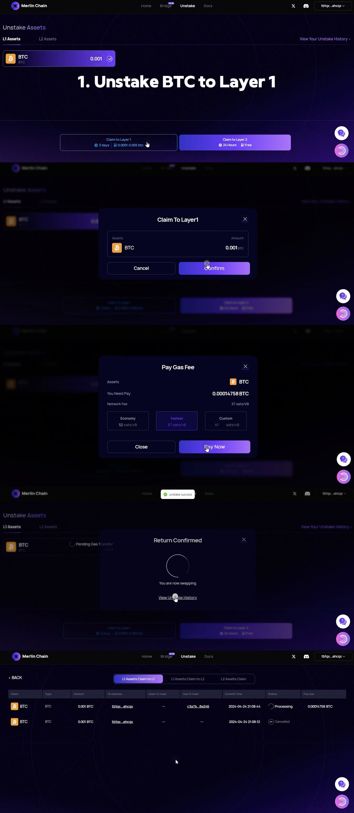 A Step-by-Step Guide to Unstake Your BTC on Merlin Chain | by Merlin ...