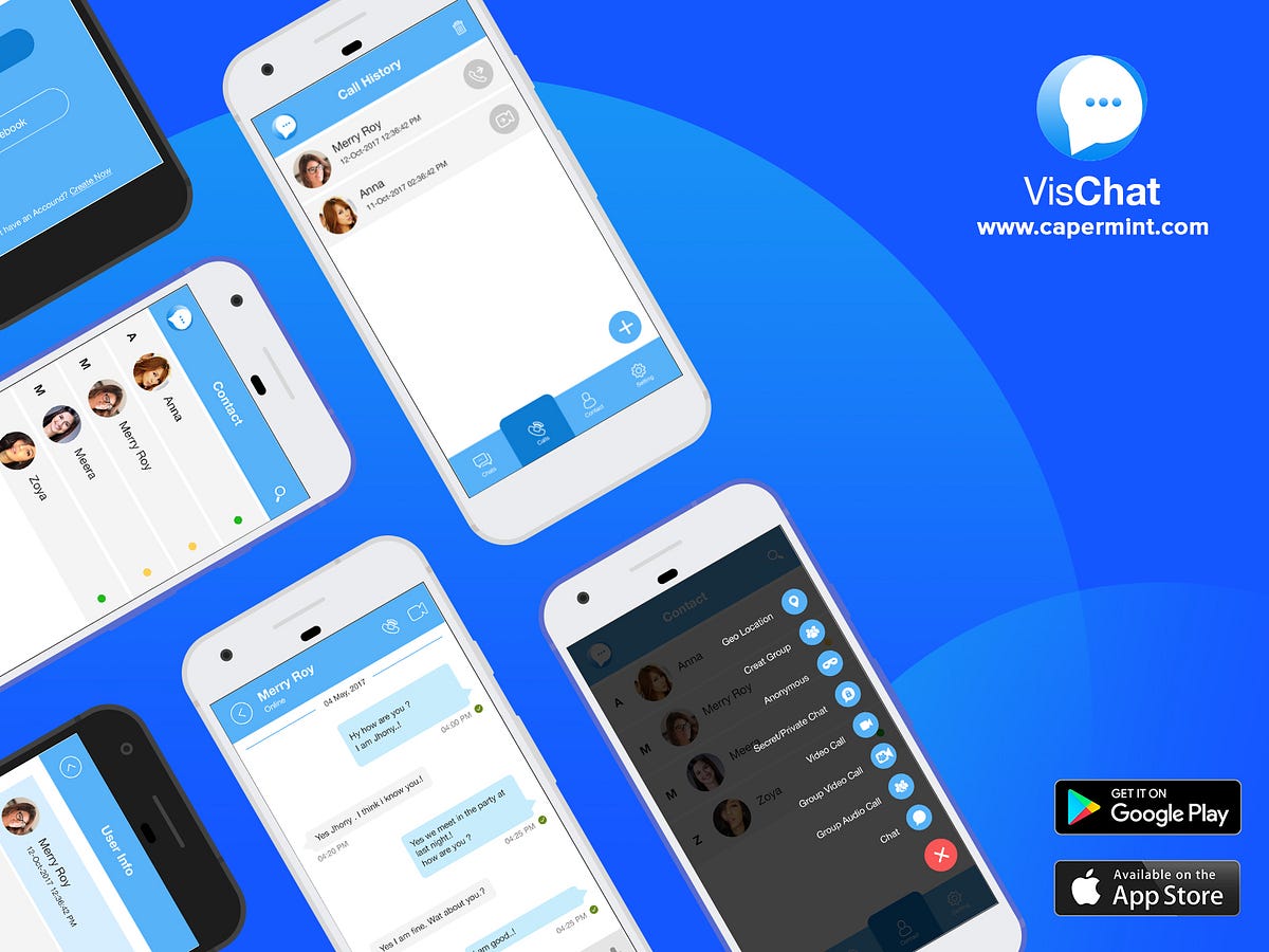 Chatting App Available on Play Store & App Store | by Capermint ...