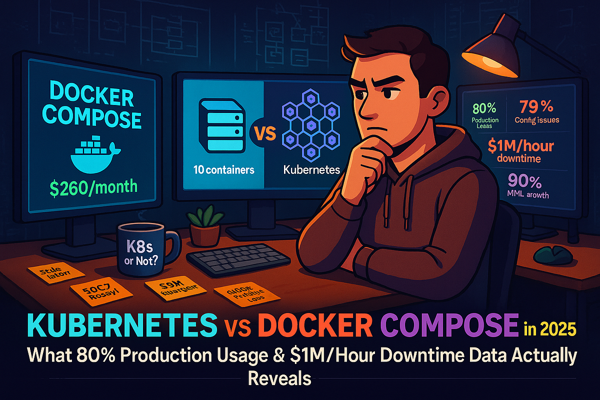 Kubernetes vs Docker Compose in 2025: What Industry Data Actually ...
