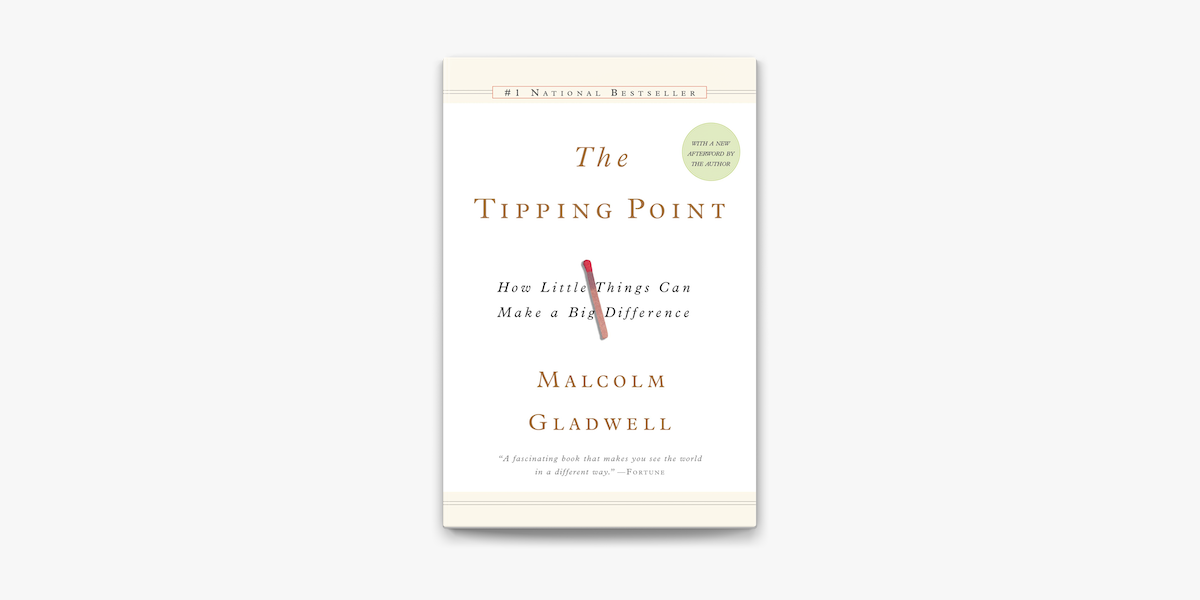008 | The Tipping Point by Malcolm Gladwell | by Bob Wheatley | Medium