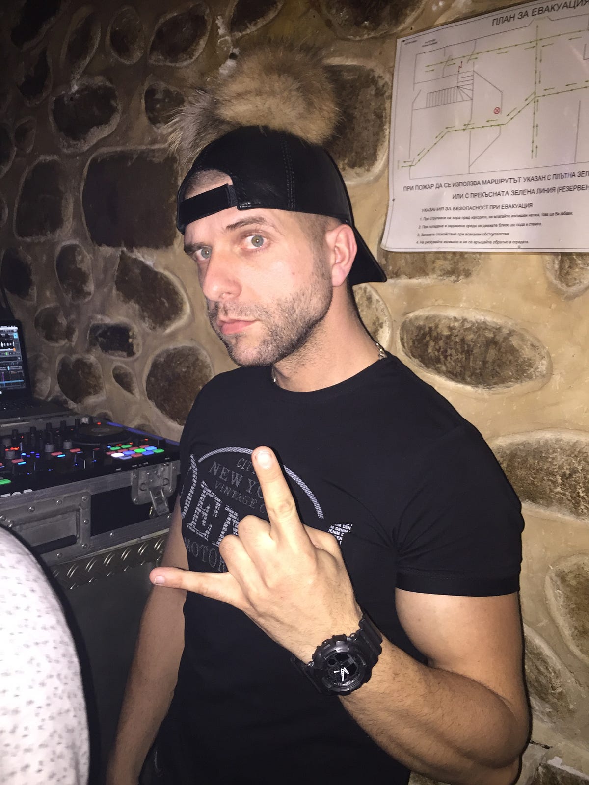 The DJ | Toni Ivanov. His view is like he is at the top of… | by ornela ...