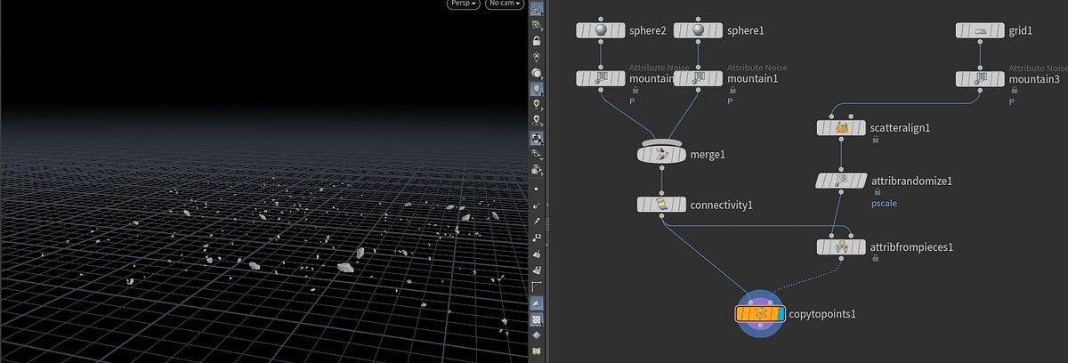 Tips & Tricks — Simulating RBD Rocks on the Ground with Houdini | by ...