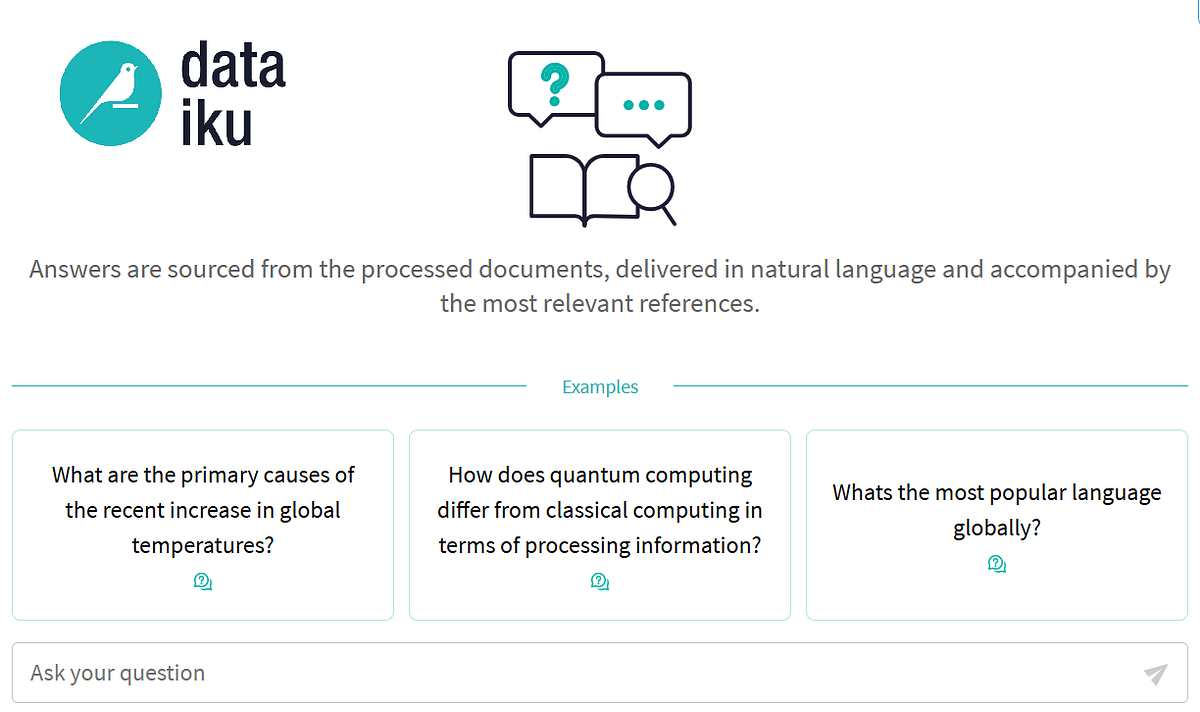 Chatbot with near real time data developed in Dataiku | by Ishan Juneja ...