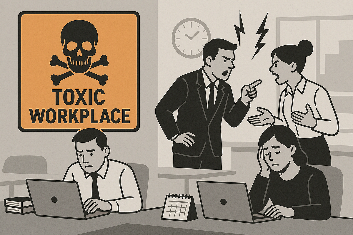 🧠 The High Cost of Workplace Toxicity: How Competition and Chaos Undermine Productivity | by ...