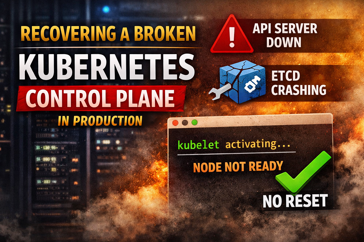 Kubelet Stuck in ‘Activating’: Recovering Kubernetes API Server and ...