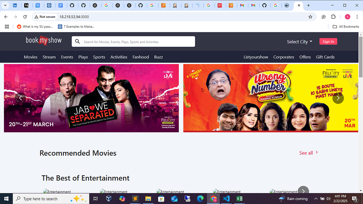 Scalable BookMyShow Clone: Docker, Jenkins, K8s, Prometheus & Grafana | by Mathias Mahami | Medium