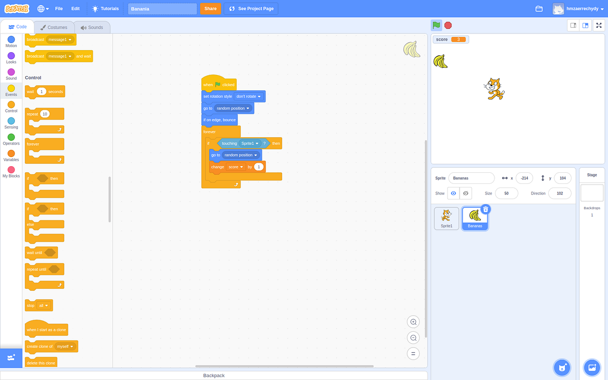 I am building a game in Scratch! - Hamza Errechydy - Medium