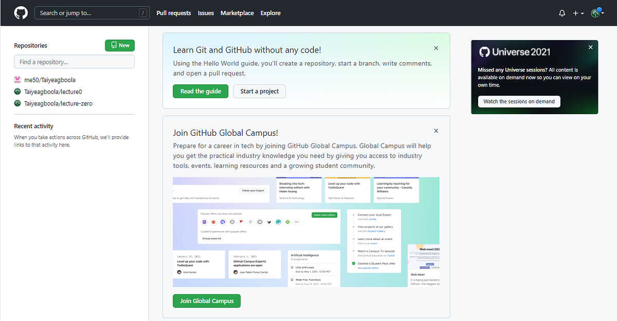 Git & GitHub For a Start.. Why is everyone building on GitHub… | by ...