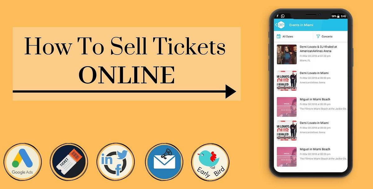 22 Best Ways To Sell Tickets Online | by Zeel Shah | Medium