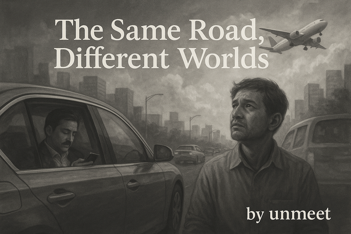 The Same Road, Different Worlds. [By Unmeet] | by Unmeet | Medium