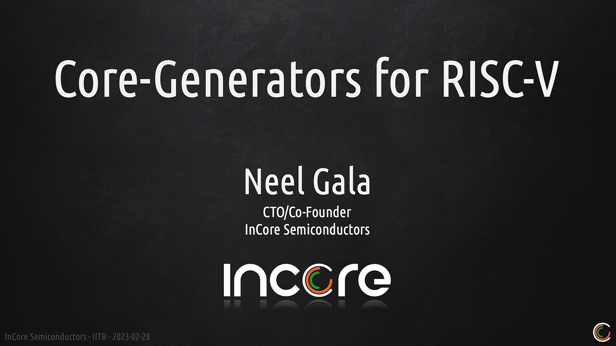 Blog on Building Core-Generators for RISC-V | by HITESH KUMAR | Medium