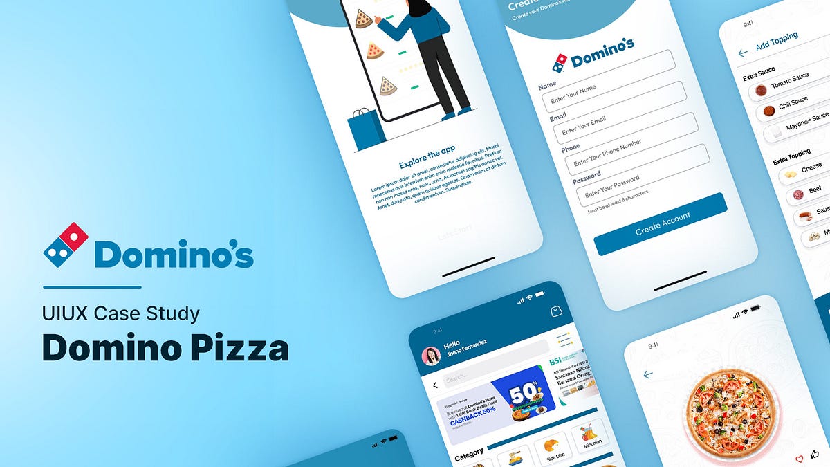 Redesign Aplikasi Domino’s Pizza — UI dan UX Case Study | by Ade Ibrahim Junior | Medium