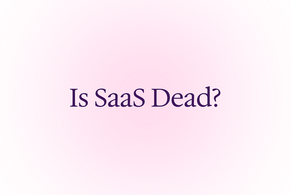 Is SaaS Dead?. 1. The Rise of AI Agents and the Crisis… | by Tech and ...