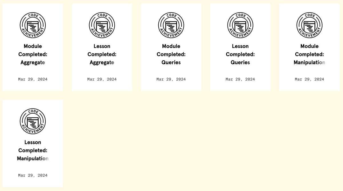 Exploring SQL: My Codecademy Journey | by Sharuka Selvachandran | Mar ...