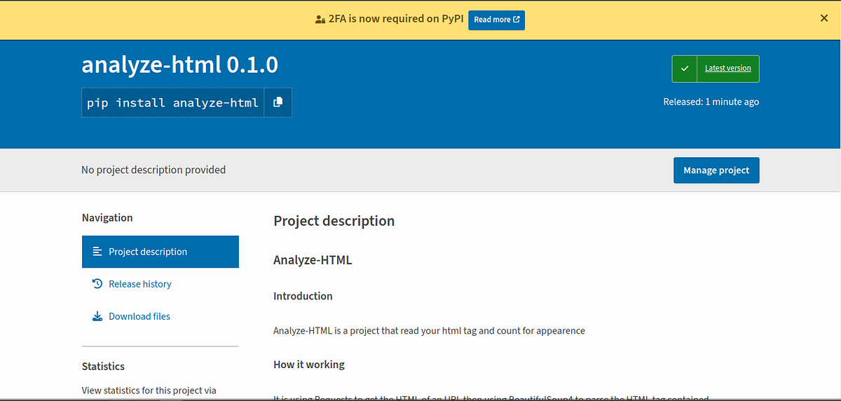 Publishing Python Program To Pypi Using Poetry By Rianaditro Medium 1234