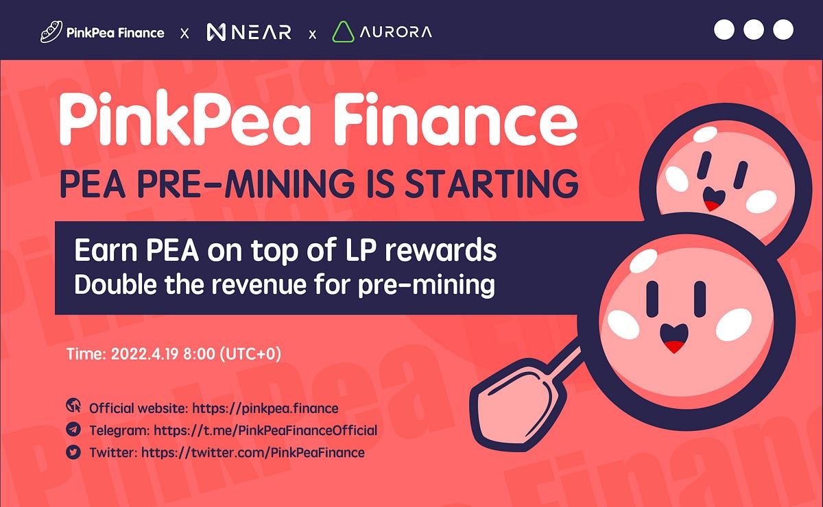 The PinkPea Finance PEA token starts pre-mining - PinkPea - Medium