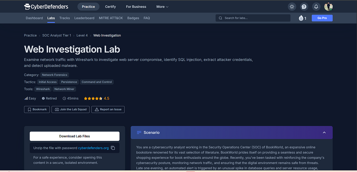 Web Investigation Lab. Examine network traffic with Wireshark… | by ...