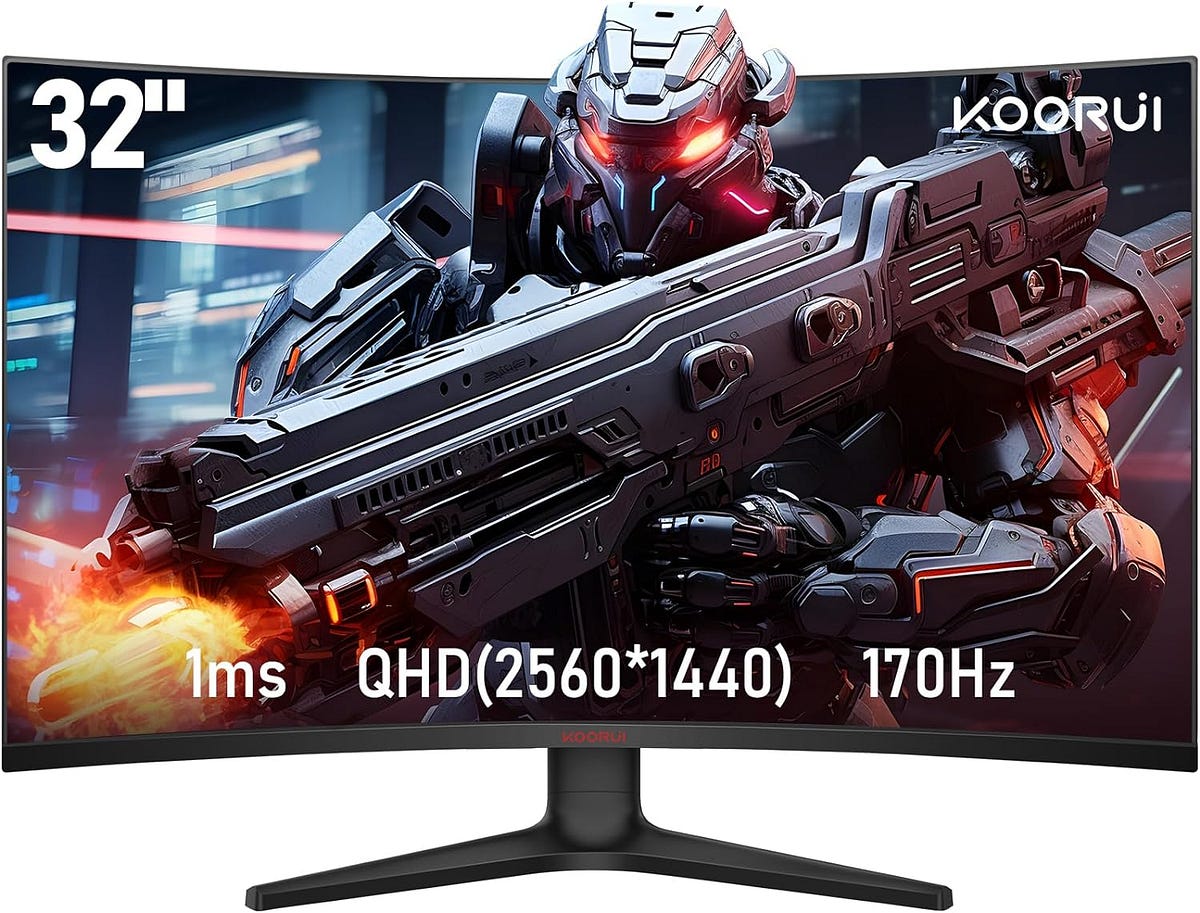 Recensione del Monitor Curvo KOORUI 31,5 Pollici Gaming Ultrawide QHD | by Offertalampo Net ...