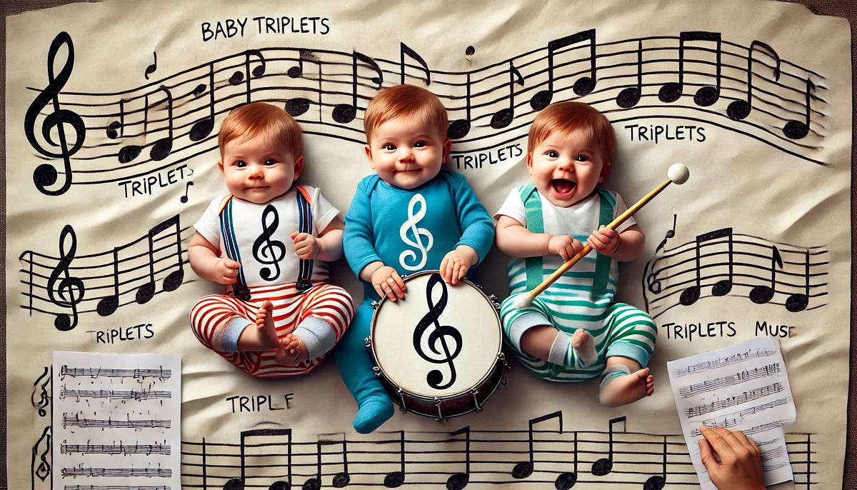 Triplets in Music. Origins, Notation, and Use in Modern… | by Myk Eff | Sound & Design