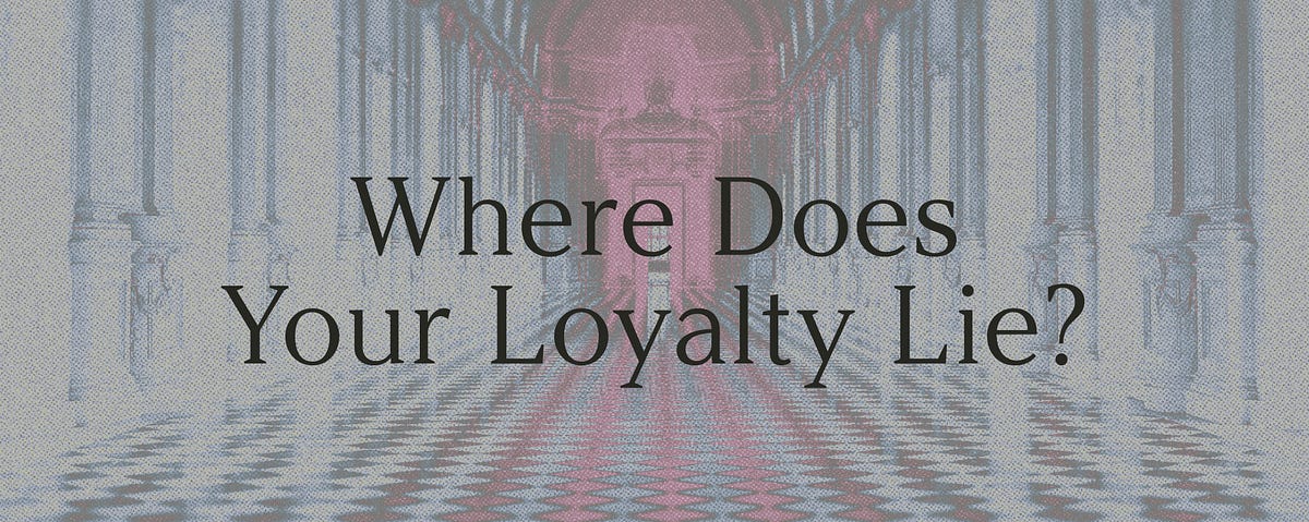 Where Does Your Loyalty Lie?. In 1941, James Welch, the Director of ...