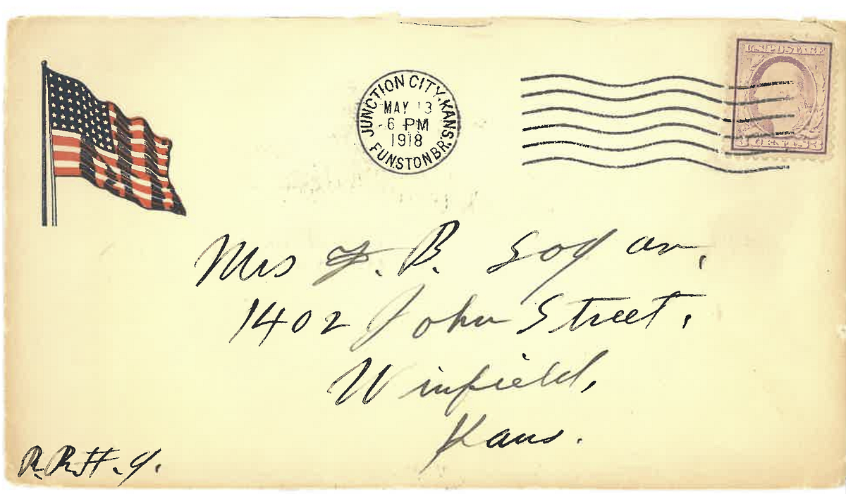 Mother’s Day — 1918 Letter from Burton Soy, an AEF Soldier to his ...