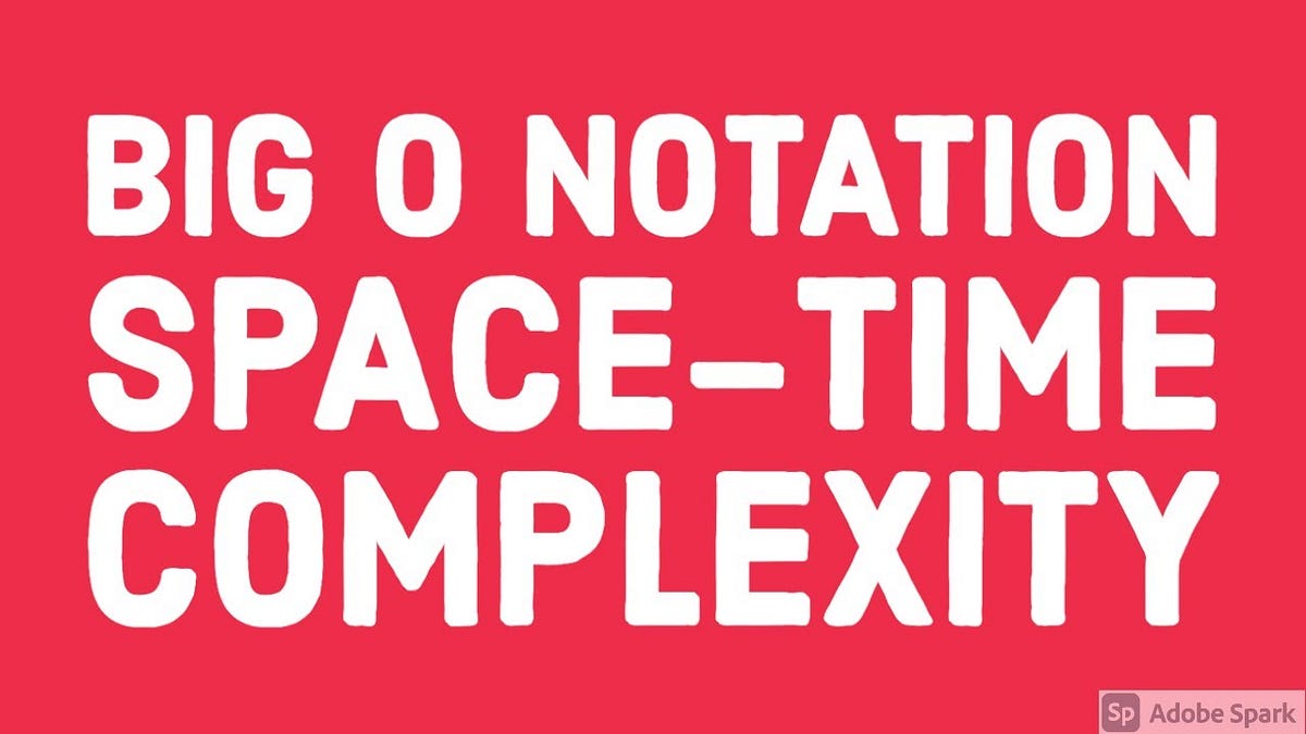 Big-O notation, Time and Space Complexity | by Gulraiz Noor Bari | Medium
