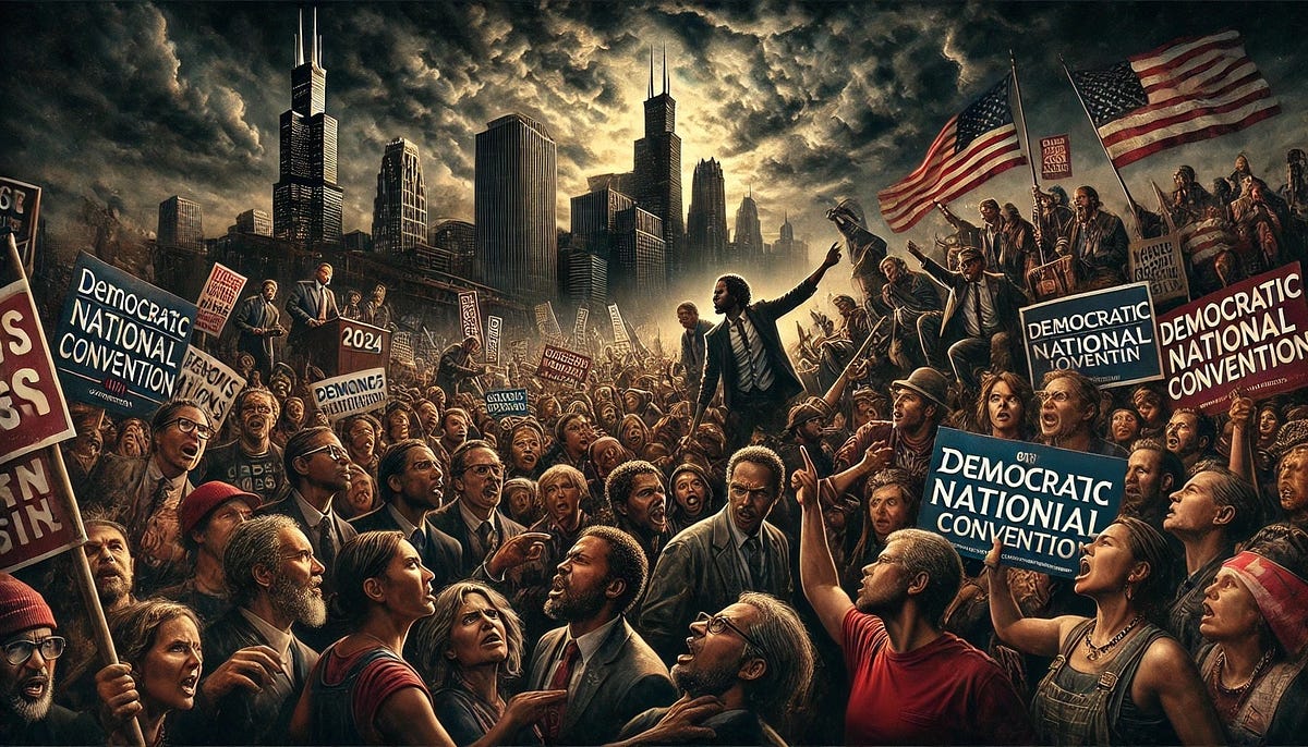 Protests at the 2024 DNC and the Struggle for Progressive Change | by ...