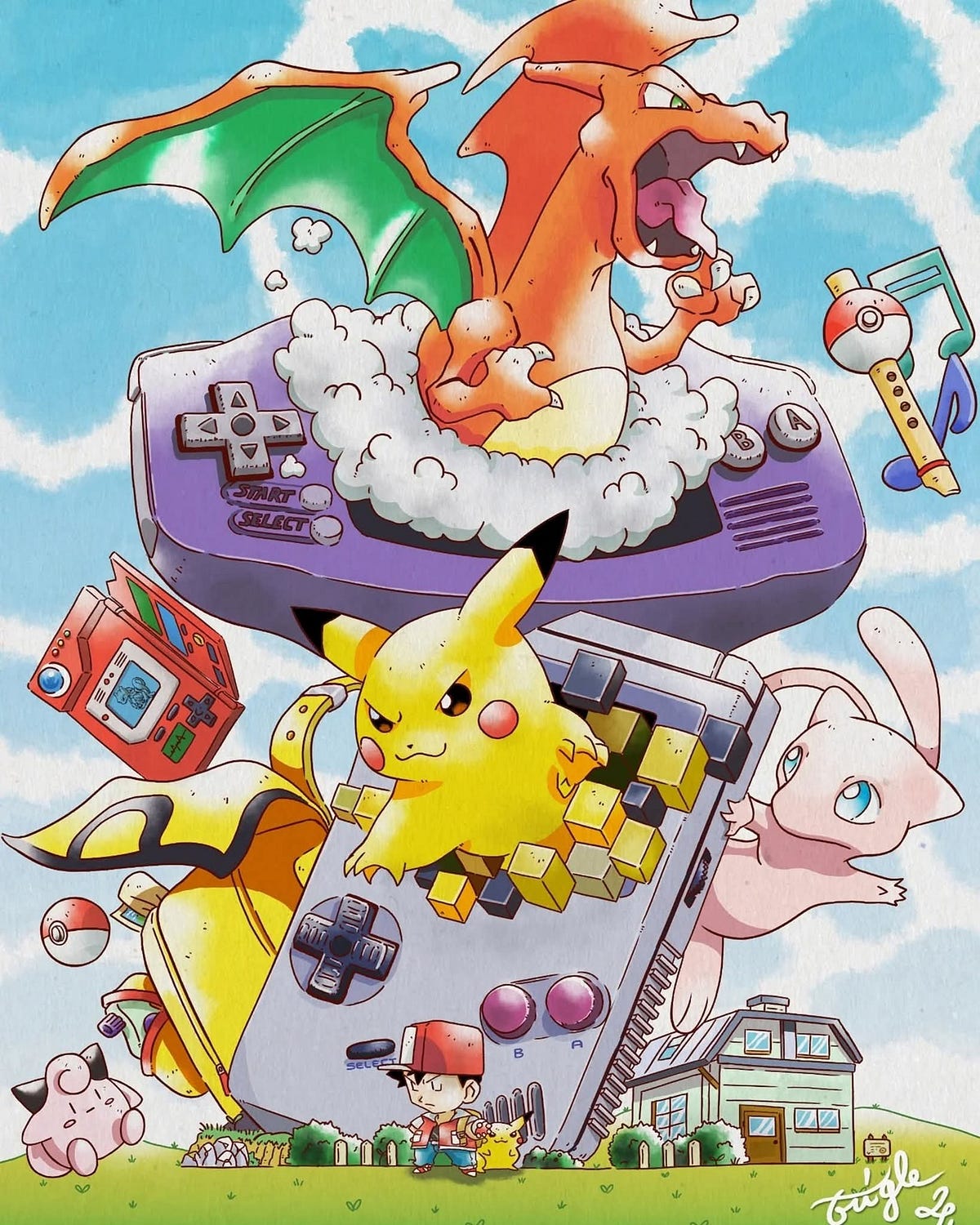 the Pokemon poem Charmanders are red Squirtles are blue Pikachu's ...