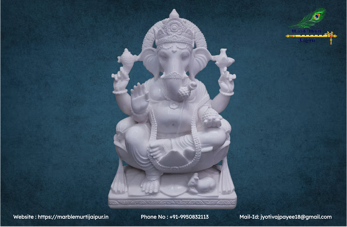 Ganesh Marble Statue Manufacturer, Supplier, and Exporter in Kumuram ...